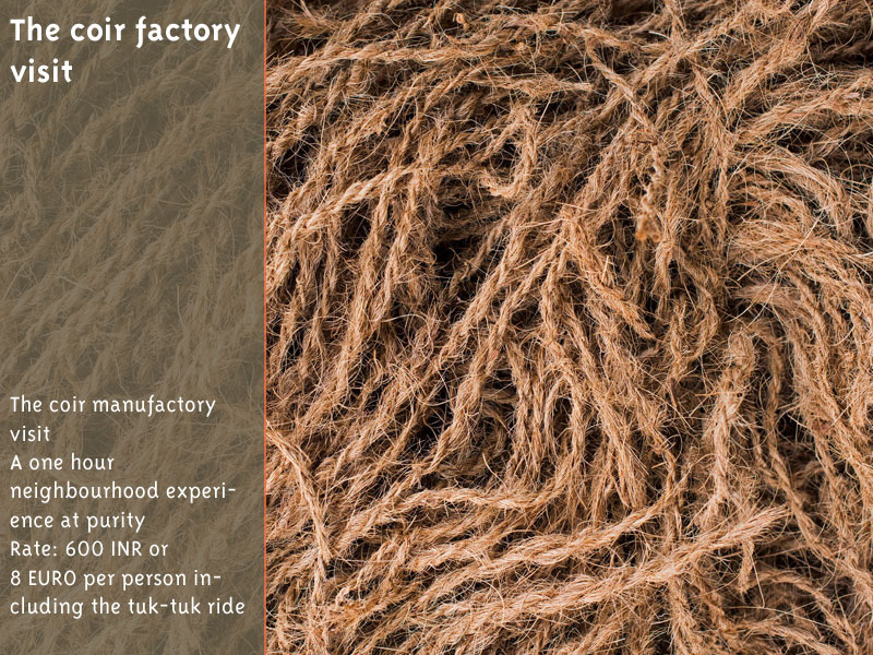 The coir factory visit – Malabar House